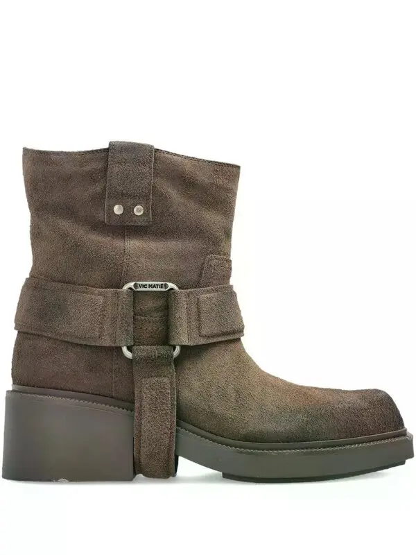 VIC MATIE Suede Ankle Boots