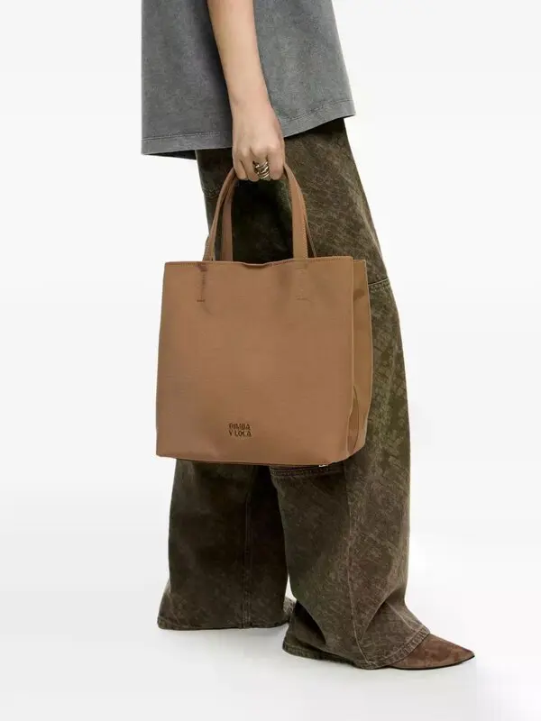 Bimba Y Lola Large Tote Bag - Brown