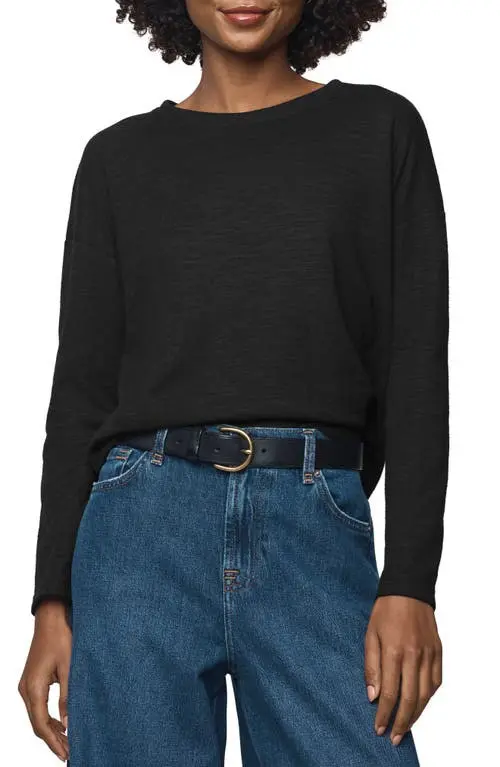 Splendid Callista Long Sleeve T-shirt - Black
