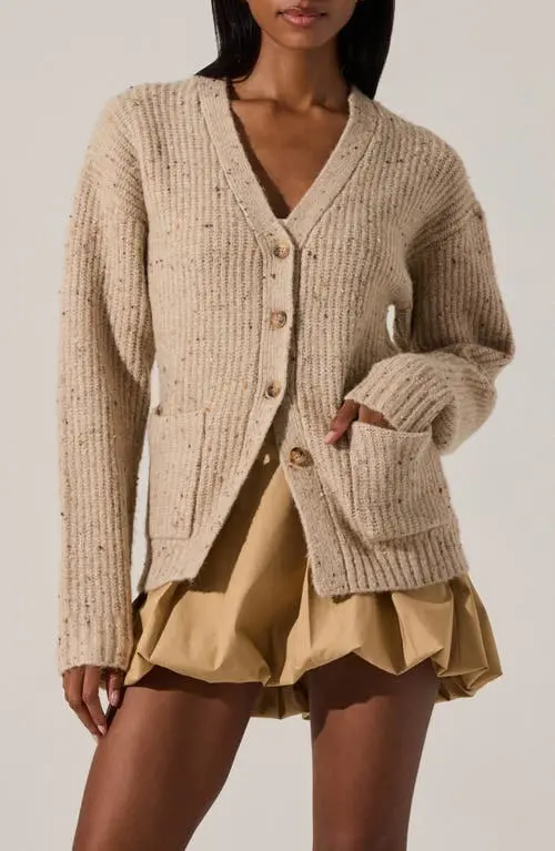 Astr The Label Saffi V-neck Cardigan