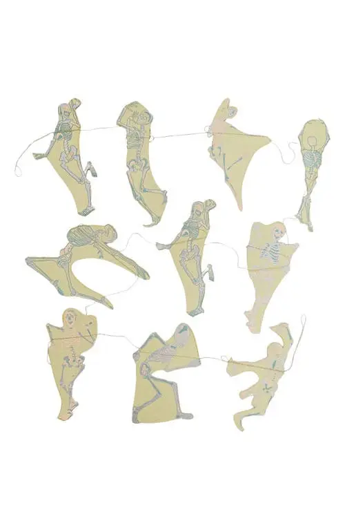 EAST END PRESS Dancing Skeletons Sewn Garland
