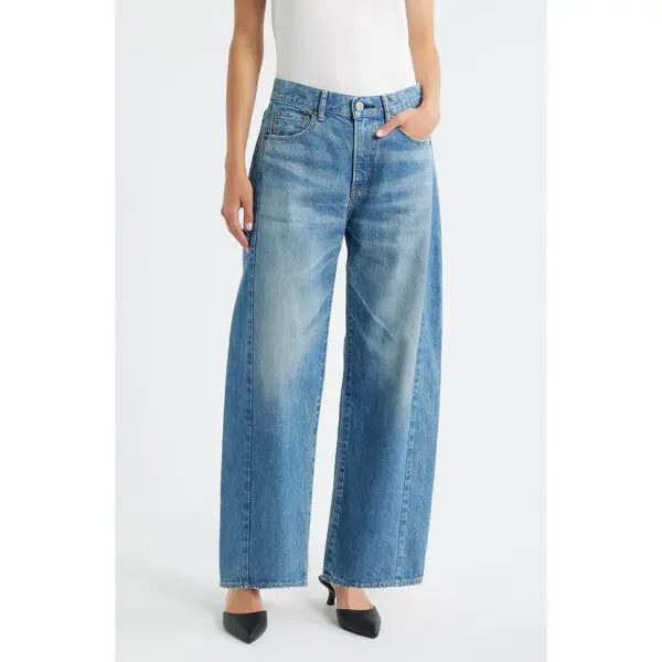 Moussy Bayard Wide Leg Jeans