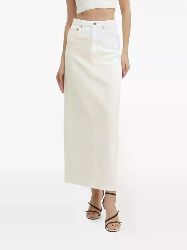Bardot Evianna Slit Maxi Skirt - White