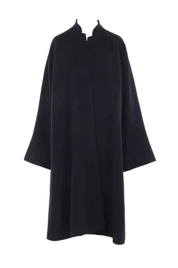 Dusan Wool Felt Coat - Black