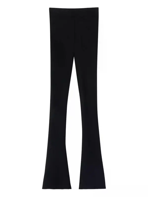Ermanno Scervino Ribbed Flare Leggings