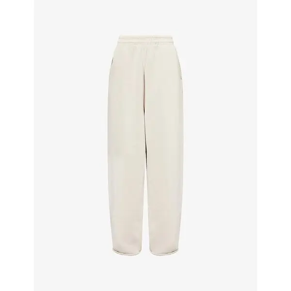 ENTIRE STUDIOS Relaxed-fit Wide-leg Cotton-jersey Jogging Bottoms - Off White