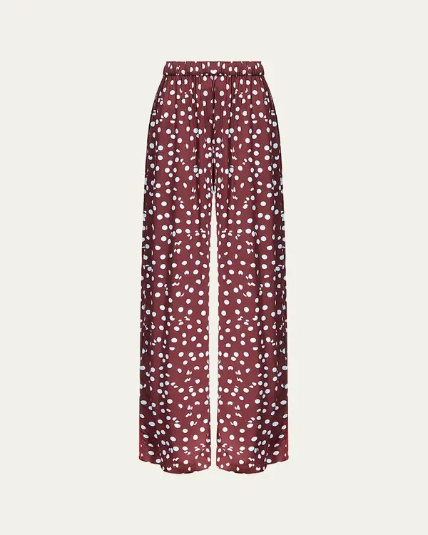 Diane Von Furstenberg X Henry Zankov Verick Polka Dot Pants