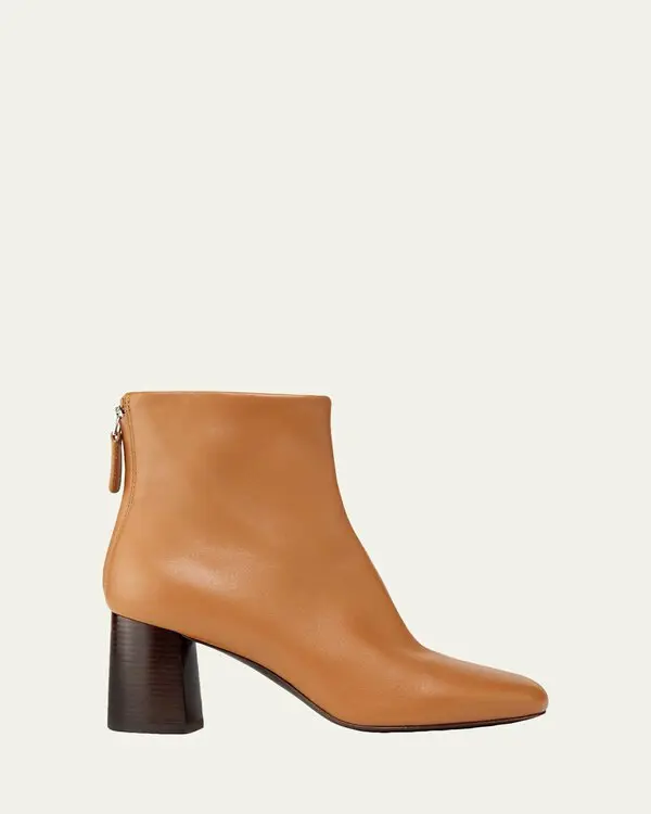 3.1 Phillip Lim Nadia Leather Ankle Boots - Camel