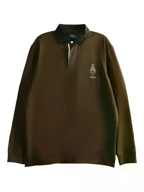 Polo Ralph Lauren Polo Bear Rugby Shirt - Brown | Editorialist