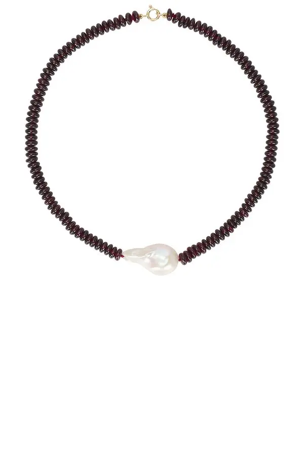 LOREN STEWART Scarlet Baroque Necklace - 14k Yellow Gold