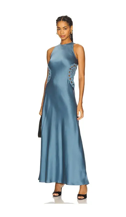 4TH & RECKLESS Aver Satin Maxi Dress