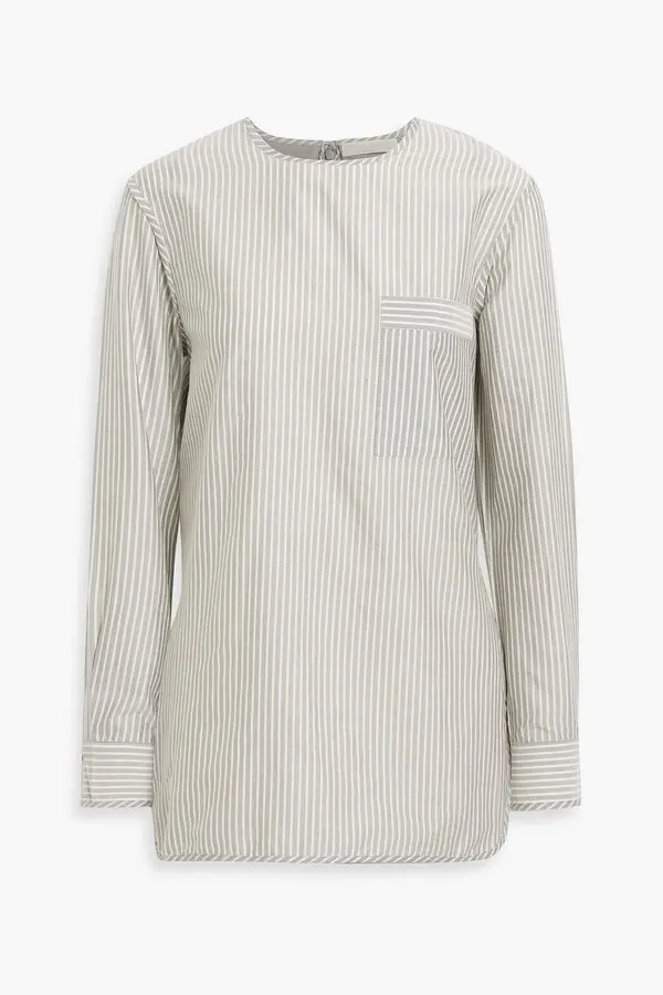 Ulla Johnson Sabine Striped Cotton And Silk-blend Tunic