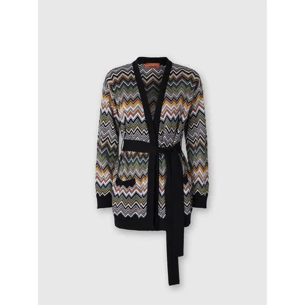 Missoni Relaxed Fit Cardigan With Belt