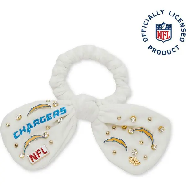 Lele Sadoughi La Chargers Bow Scrunchie
