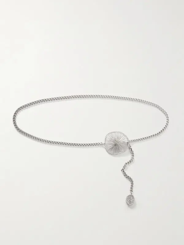 Isabel Marant Vildya Crystal-embellished Belt