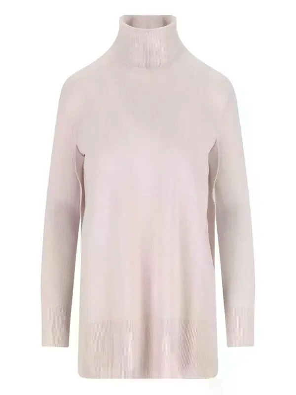 Alpha Studio Turtleneck Ribbed-hem Sweater