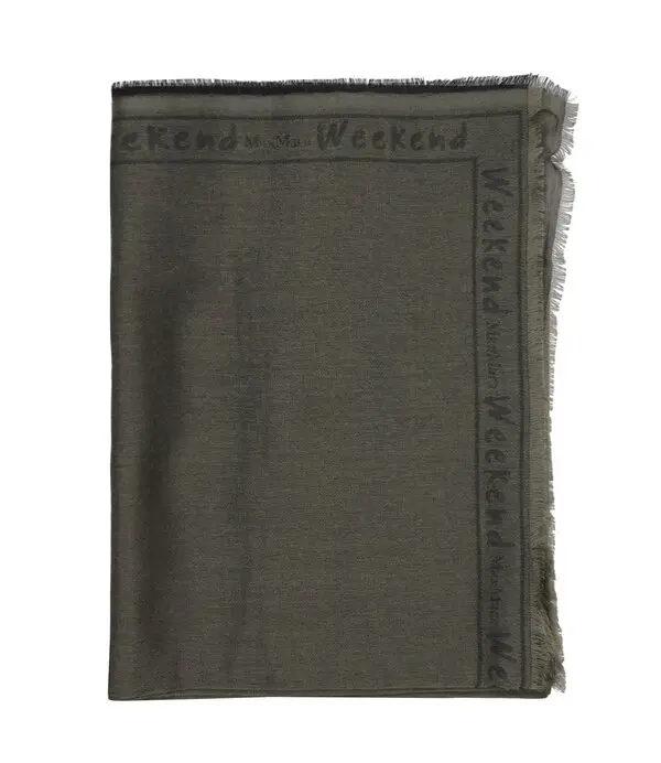 Max Mara Scarfs - Kaki+nero