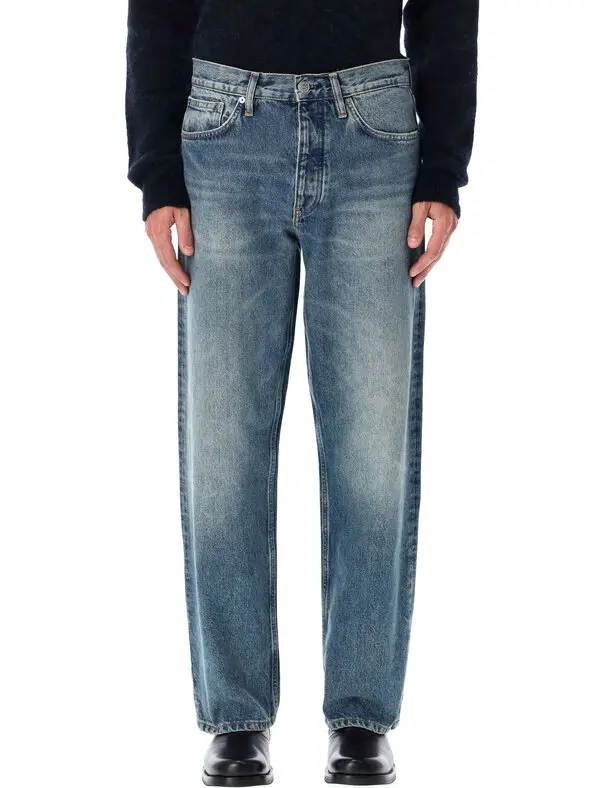 SUNFLOWER Loose Fit Jeans - Dark Blue Vintage