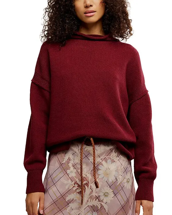 Free People We The Free Torres Roll Neck Sweater - Dionysus