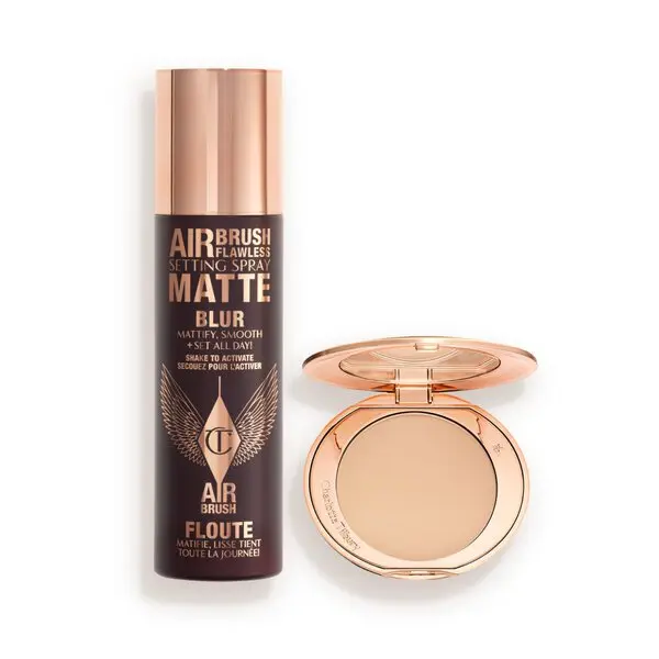 Charlotte Tilbury Airbrush Flawless Mattify, Blur & Set Kit
