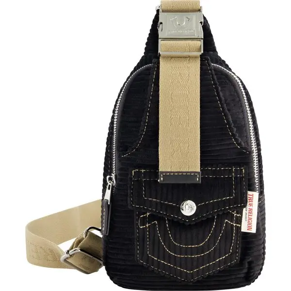True Religion Corduroy Sling Bag