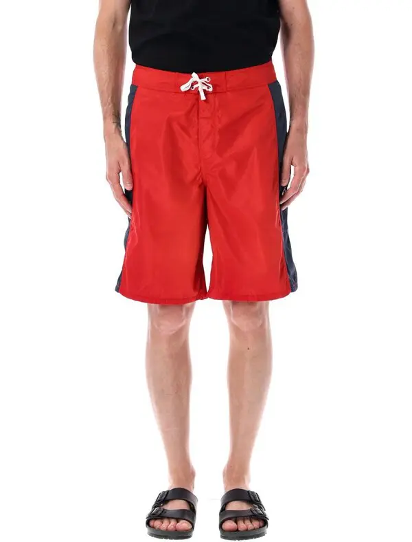 StÜssy Paneled Board Shorts - Red