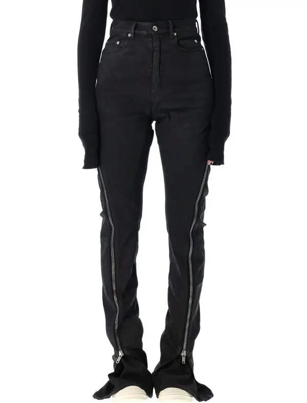 Rick Owens Bolan Banana Waxed Jeans