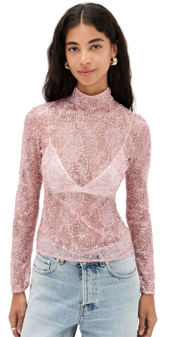 AKNVAS Bente Beaded Top