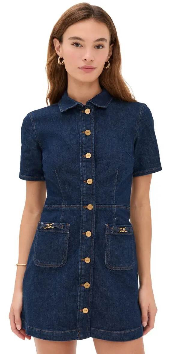 Paige Clementine Denim Mini Dress - Bijoux