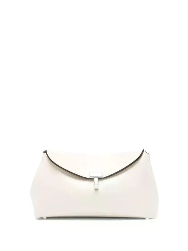 TOTÊME T-lock Naplack Clutch - White