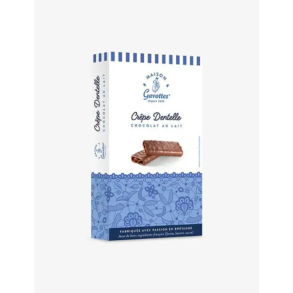 MAISON GAVOTTES Gavottes Crepe Dentelle Covered In Milk Chocolate 100g