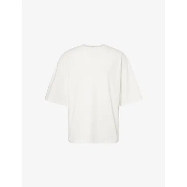 ENTIRE STUDIOS Boxy-fit Crewneck Cotton T-shirt&nbsp - White