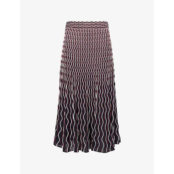 Simkhai Aliza Stretch-knit Midi Skirt