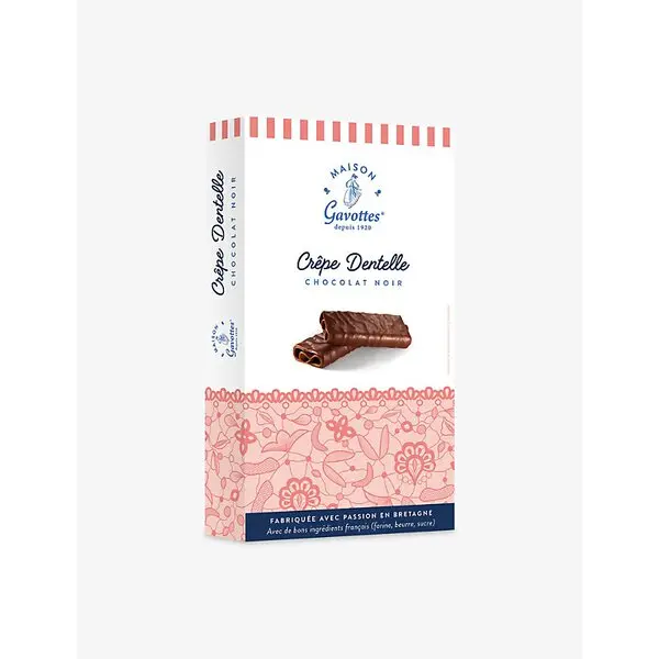 MAISON GAVOTTES Gavottes Crepe Dentelle Covered In Dark Chocolate 100g