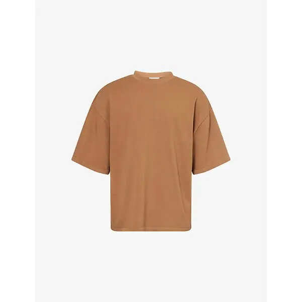 ENTIRE STUDIOS Boxy-fit Crewneck Cotton T-shirt&nbsp - Dune