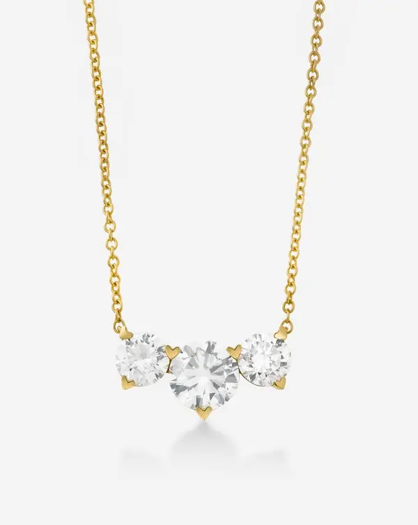Ring Concierge Lab Diamond Cluster Pendant Necklace