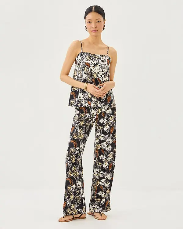 Lilly Pulitzer 32' Rosamarie High Rise Wide Leg Pant