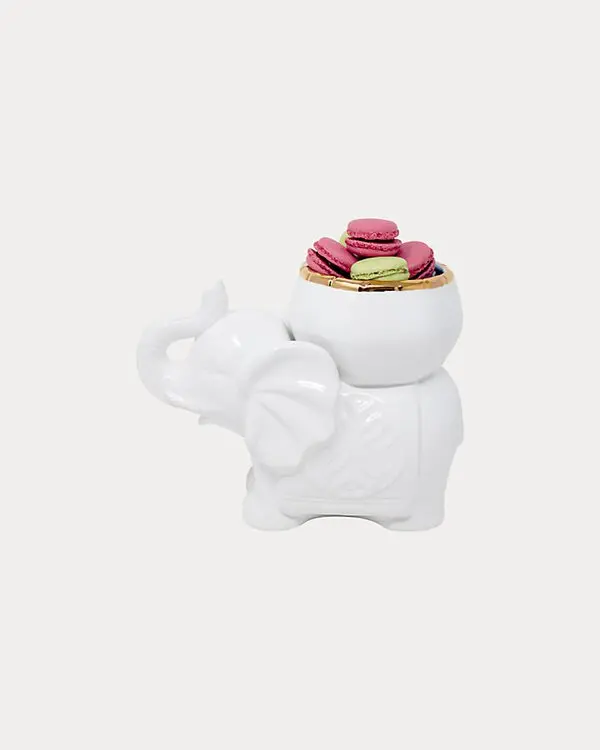 Lilly Pulitzer Ceramic Elephant Cachepot