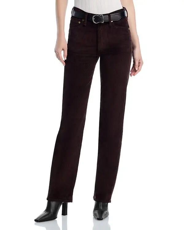 Rag & Bone Harlowe Mid-rise Ankle Straight Jeans