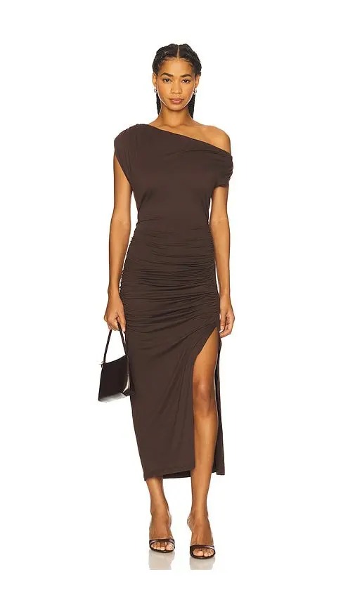 Susana Monaco One Arm Midi Dress