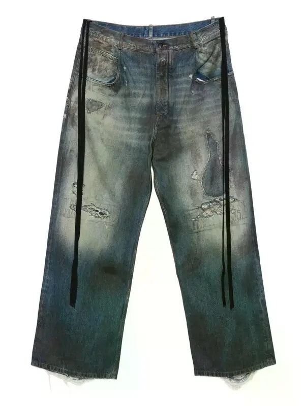 ANN DEMEULEMEESTER Paneled Jeans
