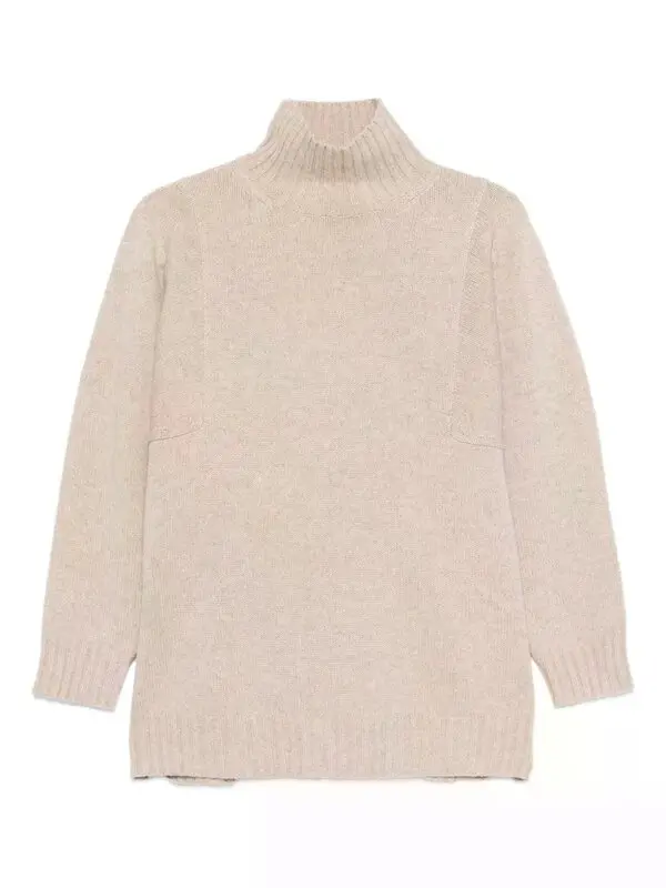 Max Mara High-neck Sweater - Neutrals