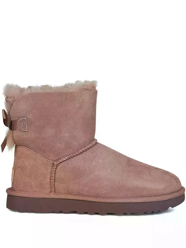 UGG Mini Bailey Bow Ii Suede Boots - Neutrals