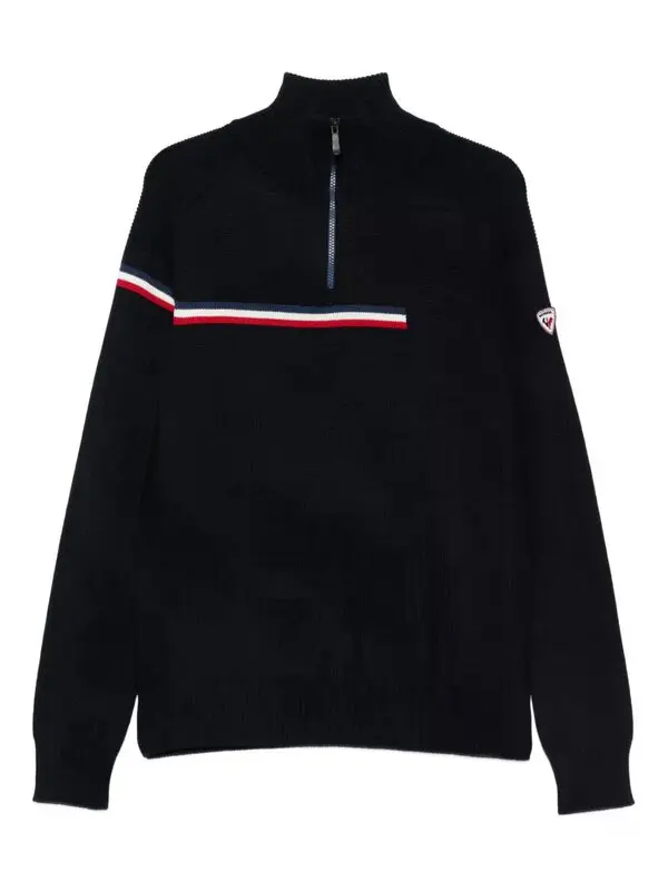 Rossignol Half-zip Merino Wool Sweater - Blue