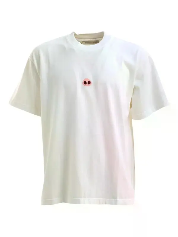 ALBERTO BRESCI Pig-nose Short-sleeve T-shirt - White