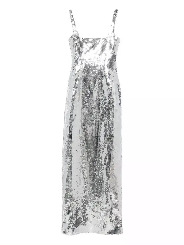 16Arlington Electra Sequin Gown - Silver