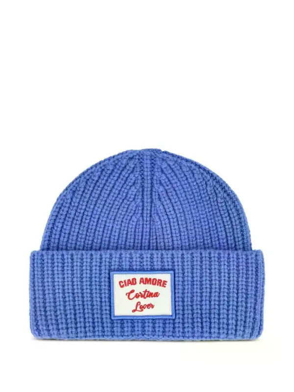 Giada Benincasa Ribbed-knit Beanie Hat - Blue