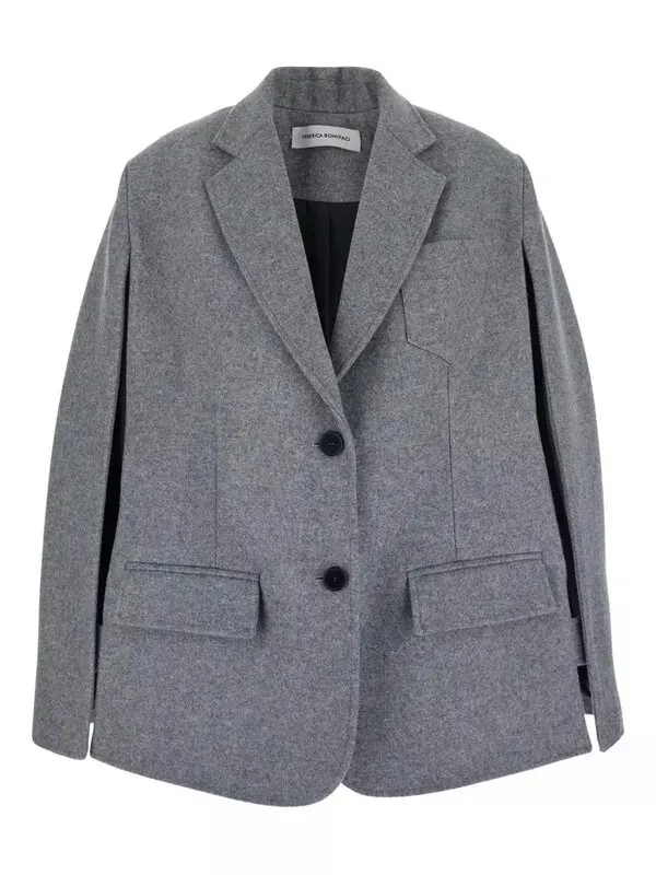 FEDERICA BOMBACI Split-sleeve Wool Jacket