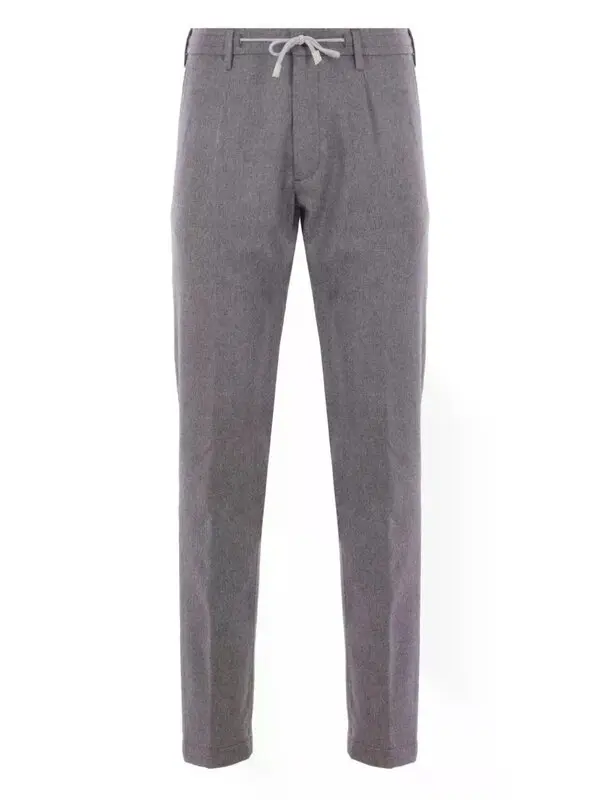 Eleventy Elastic-waistband Trousers