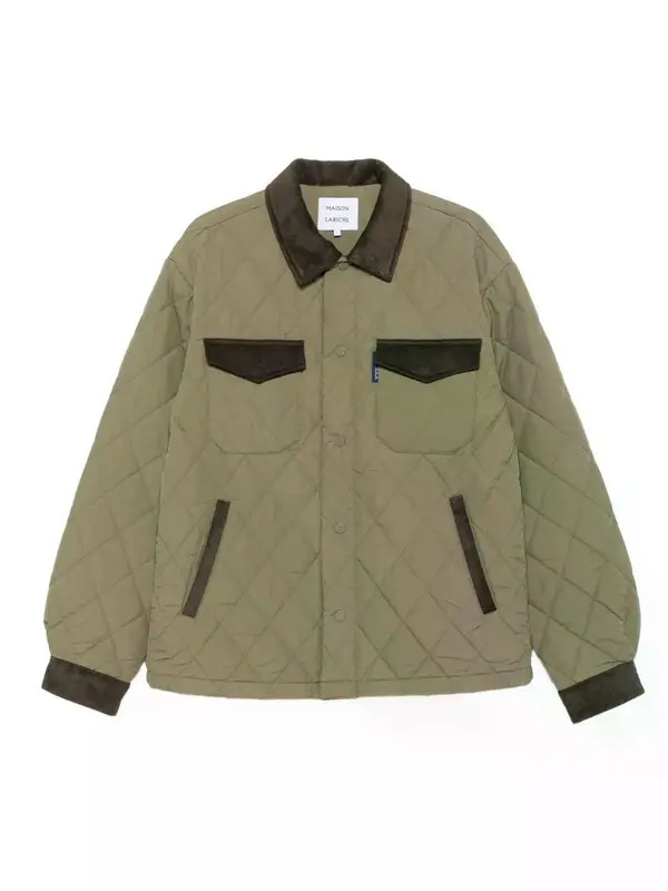 Maison Labiche Quilted Corduroy-trimmed Jacket